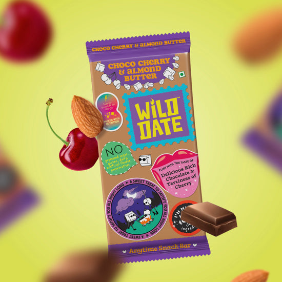 Choco Cherry and Almond Butter | Snack Bar | Wild Date